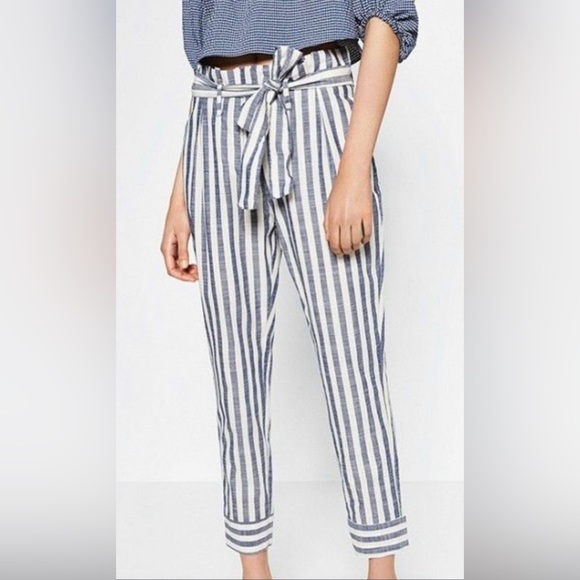Pants & Jumpsuits | Zara Trouser Striped Women Pants | Poshmark